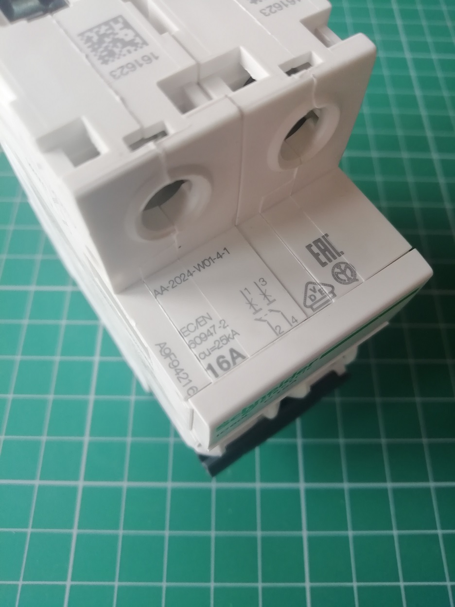 АВТОМАТИЧЕСКИЙ ВЫКЛЮЧАТЕЛЬ iC60L 2П 16A C | A9F94216